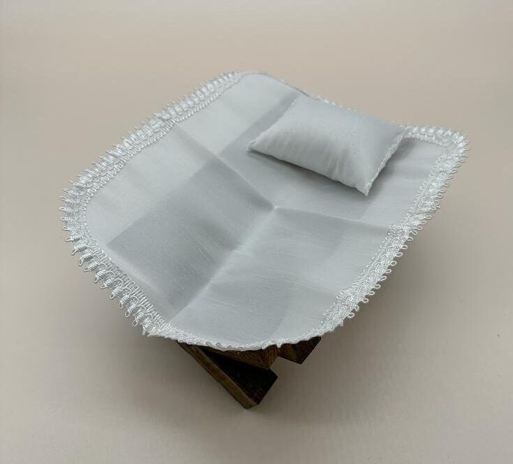 Bed for Baby God, Bed With Sheet for Baby God, Wooden Bed for Baby God ...