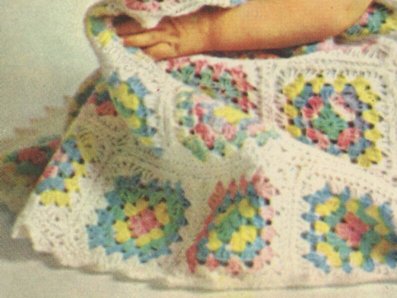 Afghan Carriage Cover Vintage Crochet Pattern - Etsy