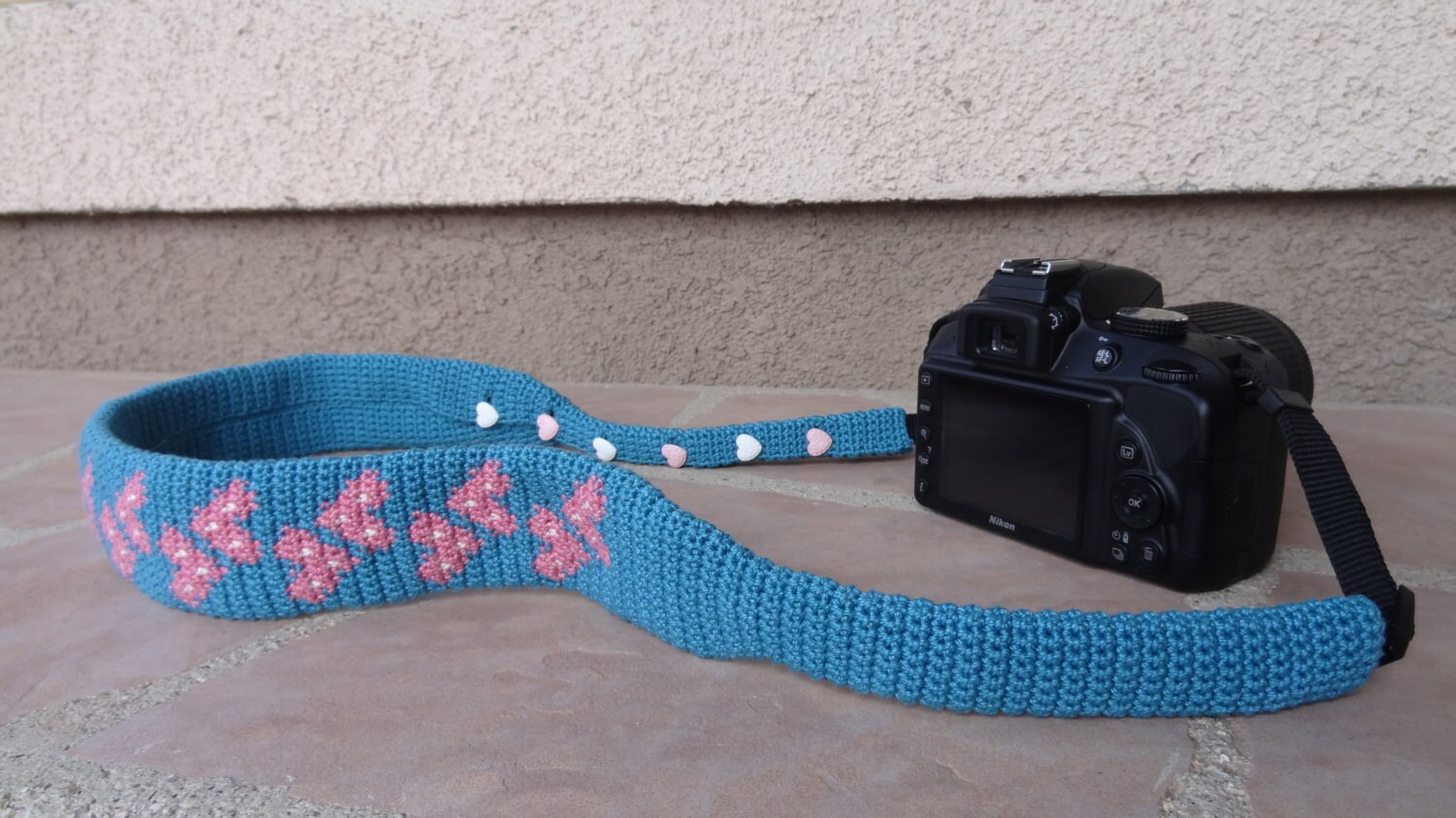 Hearts Camera Strap Crochet Pattern Downloadable PDF File - Etsy