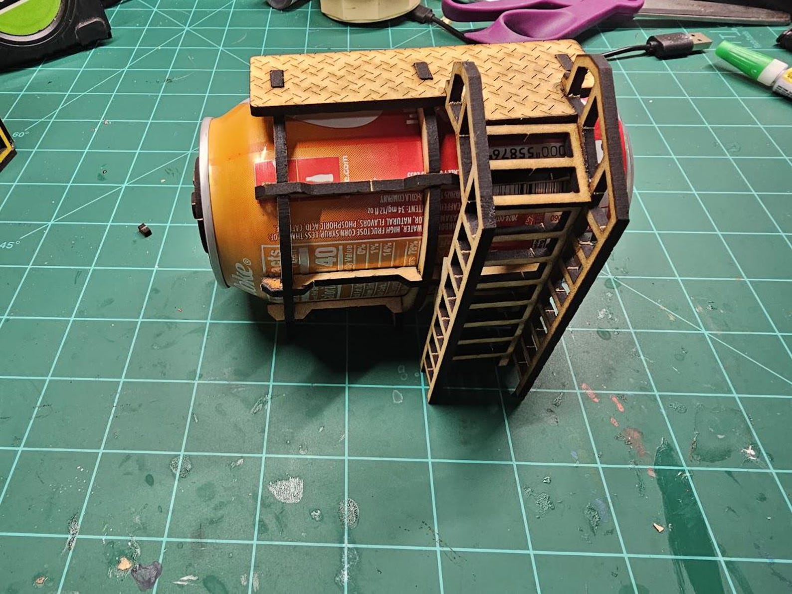 Laser Cut MDF Horizontal Tank Terrain Kit | 28–35mm Sci-fi Industrial ...
