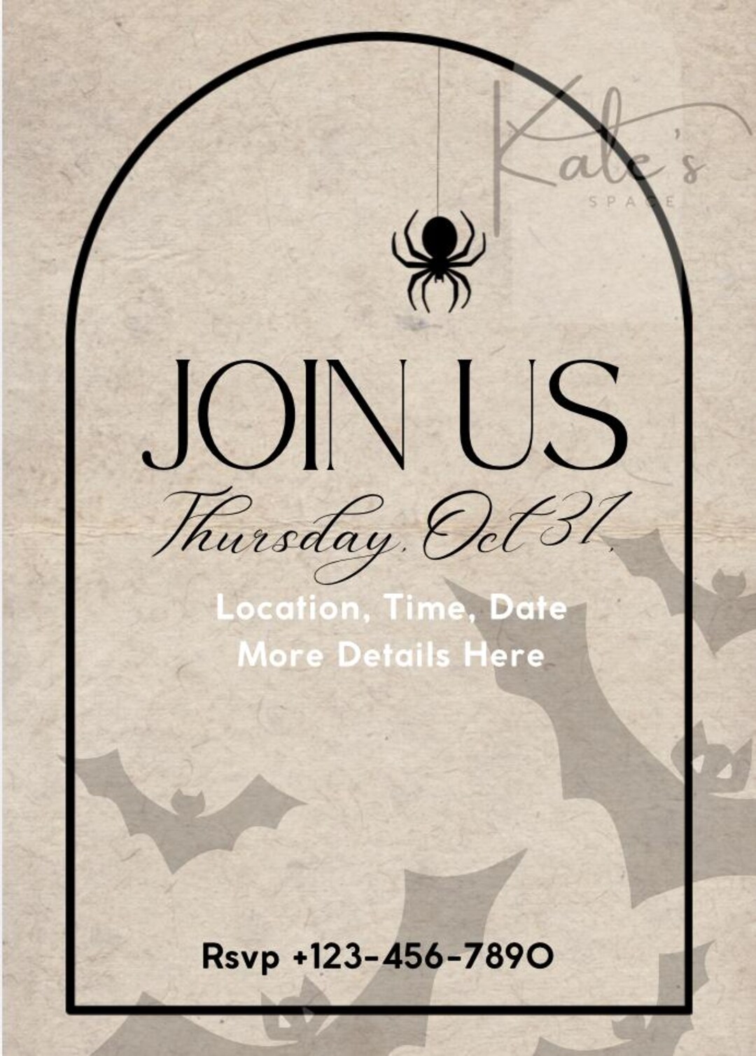 Editable Invitation- Fall, Halloween, Harvest, Party Template! - Etsy