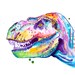 Watercolor T-rex Art Print, Tyrannosaurus Rex, Dinosaur, Jurassic Park ...