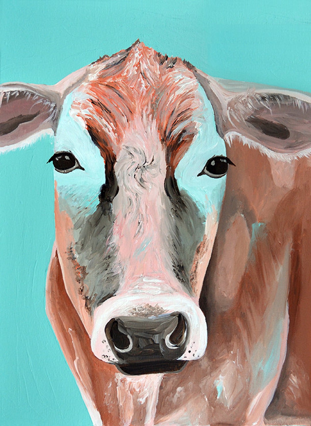 Jersey Cow, Animal Print, Farm, Farm Animals, Farm Art, Cow, Jersey Cow ...