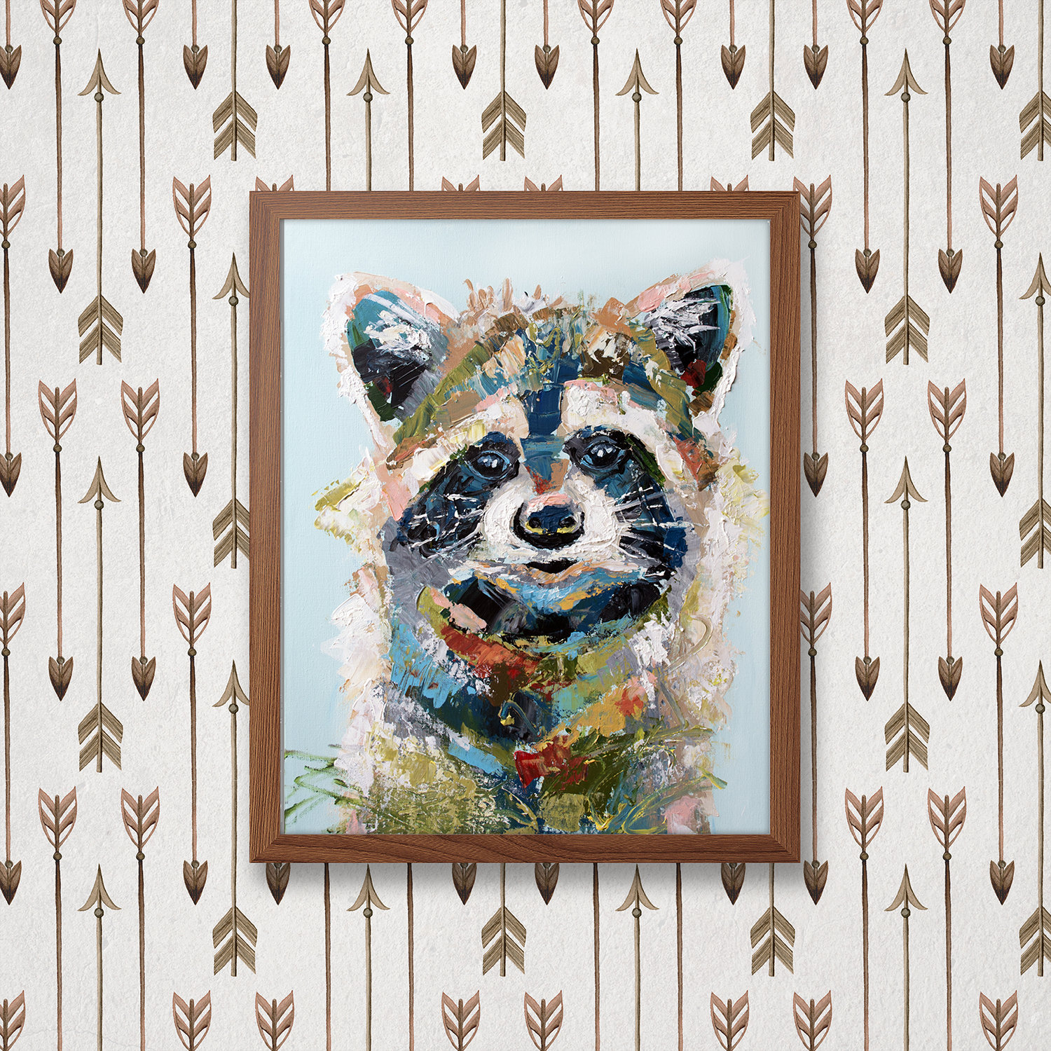 Charcoal Raccoon Print Print Art Woodland Animals Raccoon | Etsy