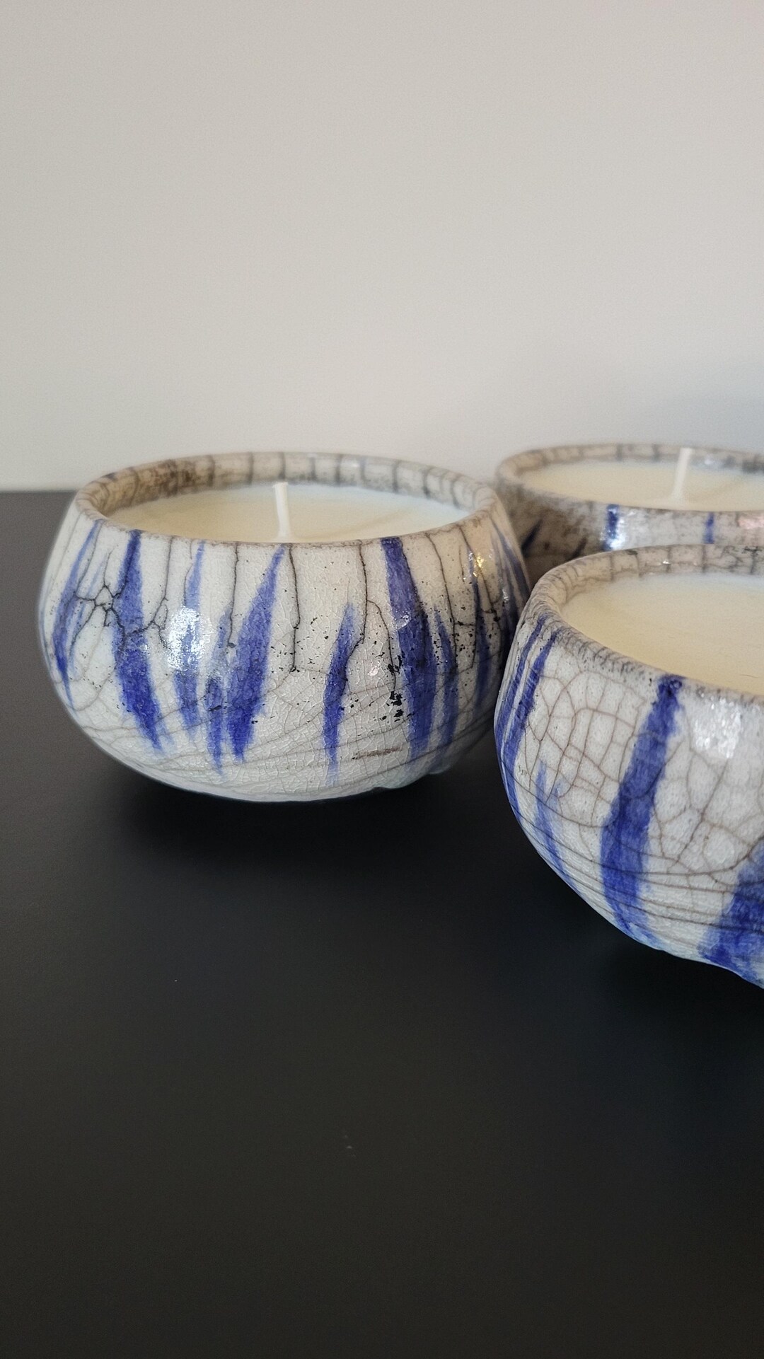 Pottery Raku Candle, Dragon's Blood Scented Soy - Etsy