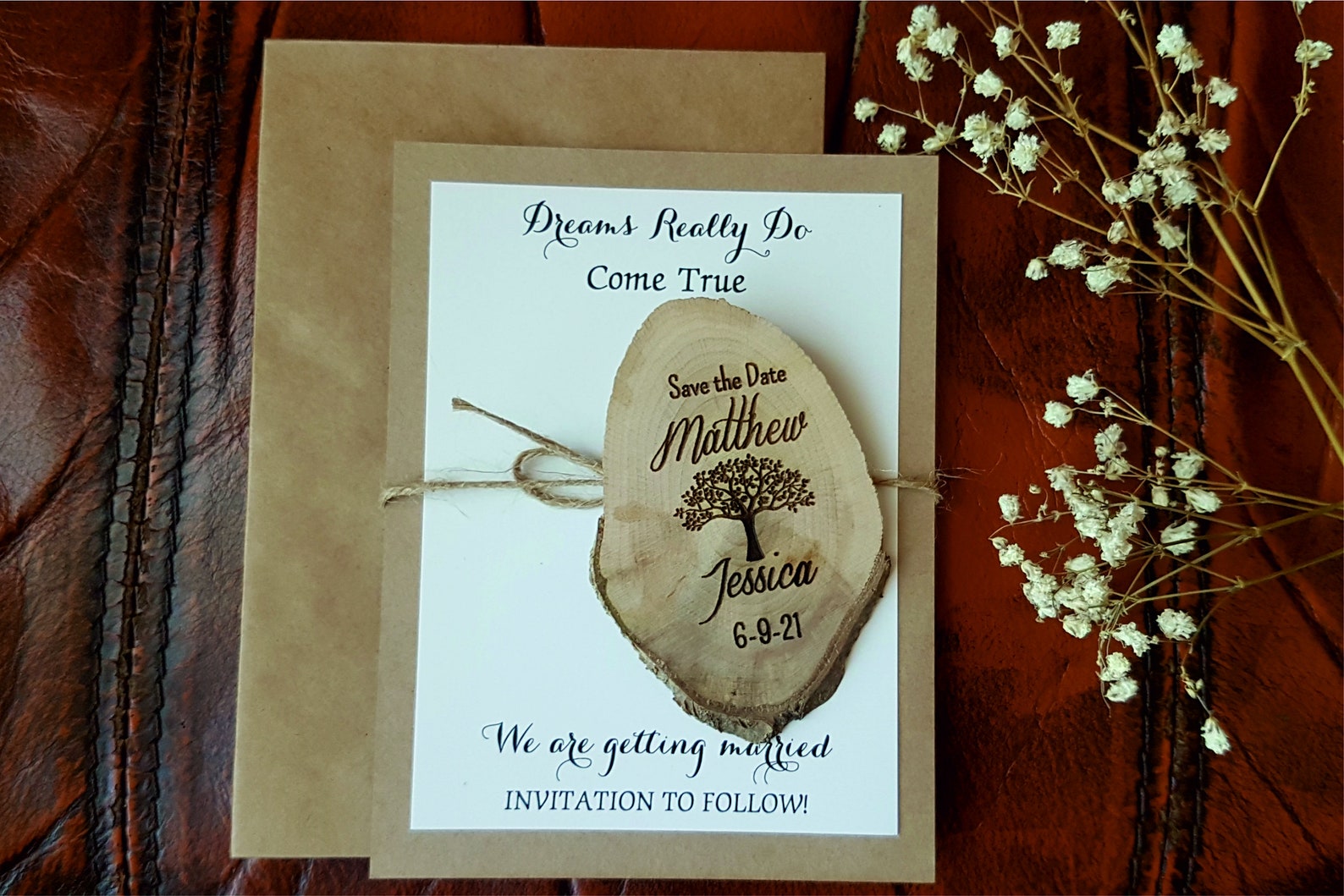 Save the Date Tree of Life, Wedding Annoncement, Invitation Wedding ...