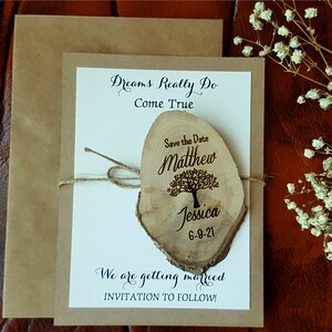 Save the Date Tree of Life, Wedding Annoncement, Invitation Wedding ...