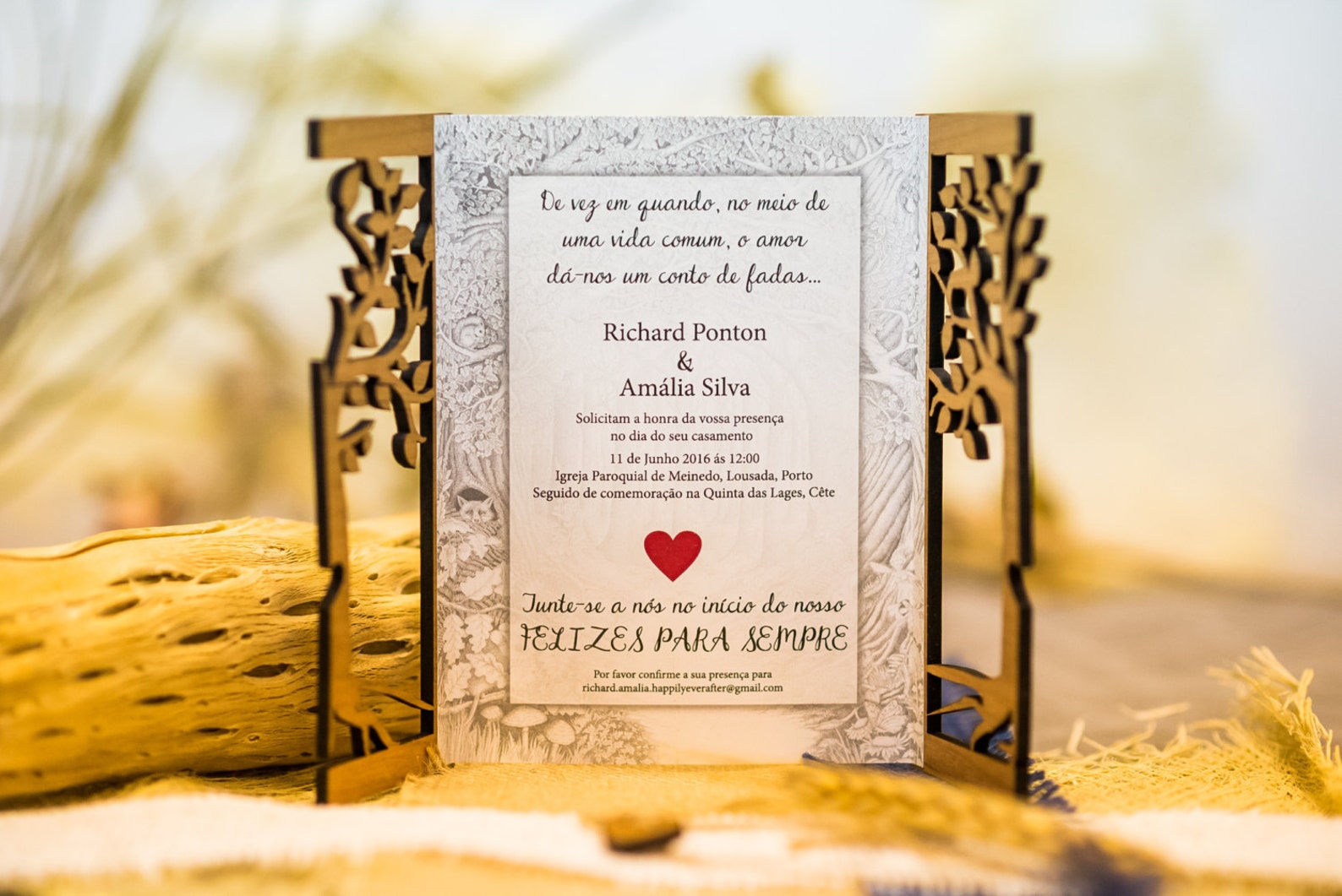 Wooden Wedding Card Rustic Wedding Invitation 60 Engraved - Etsy