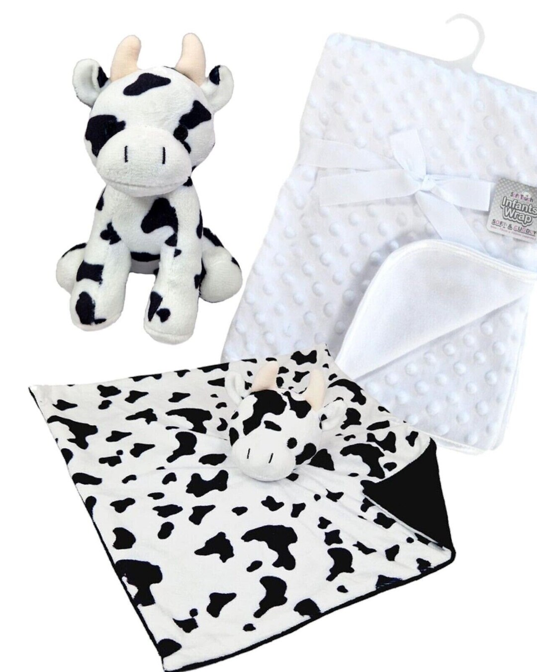 COW BABY HAMPER / New Born Gift Set Blanket , Comforter , Teddy - Etsy