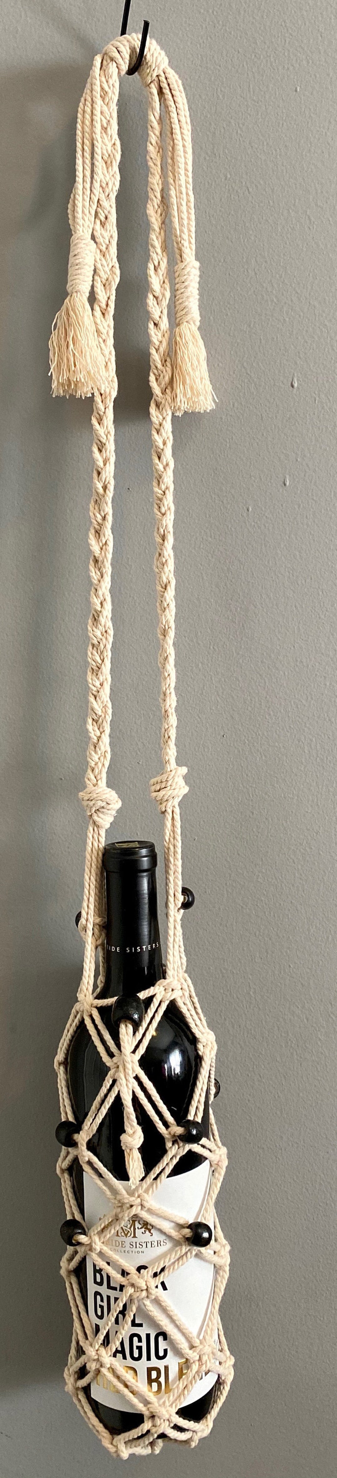 Akua - Macrame Bottle Holder - Etsy