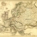 Antique Europe Map (1840) Ultra High Resolution 8” X 10” to 28” X 42 ...