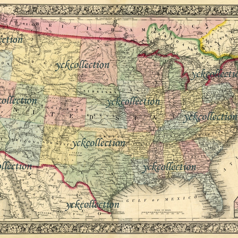 Antique Maps - Etsy