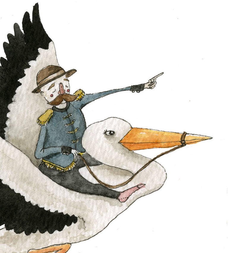 Bird Gang Riders, Drawing, Illustration, Painting, Art, Birds, Water ...