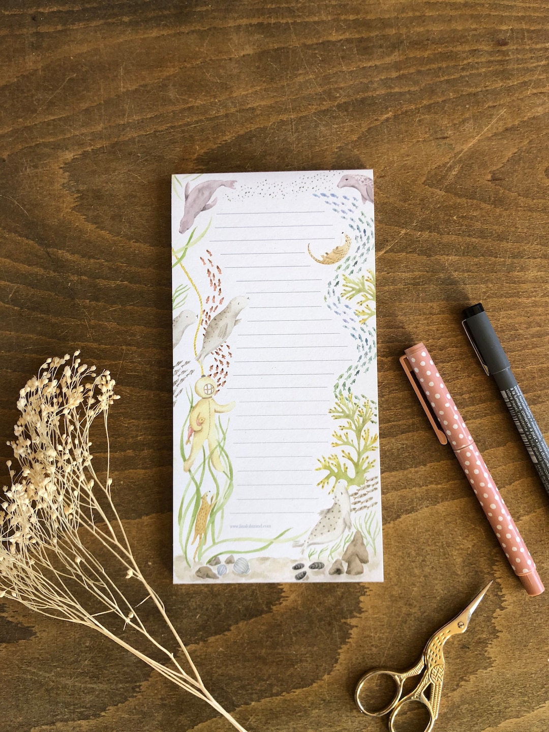 Underwater Notepad, Shopping List , Notebook - Etsy
