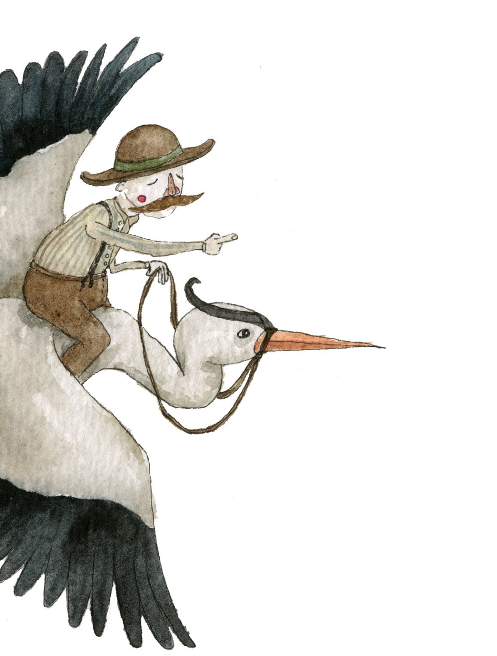 Bird Gang Riders, Drawing, Illustration, Painting, Art, Birds, Water ...