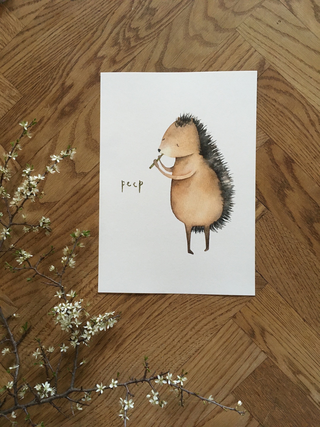 Hedgehog Playing Flute, Woodland Animal, Orchestra, Band Member ...
