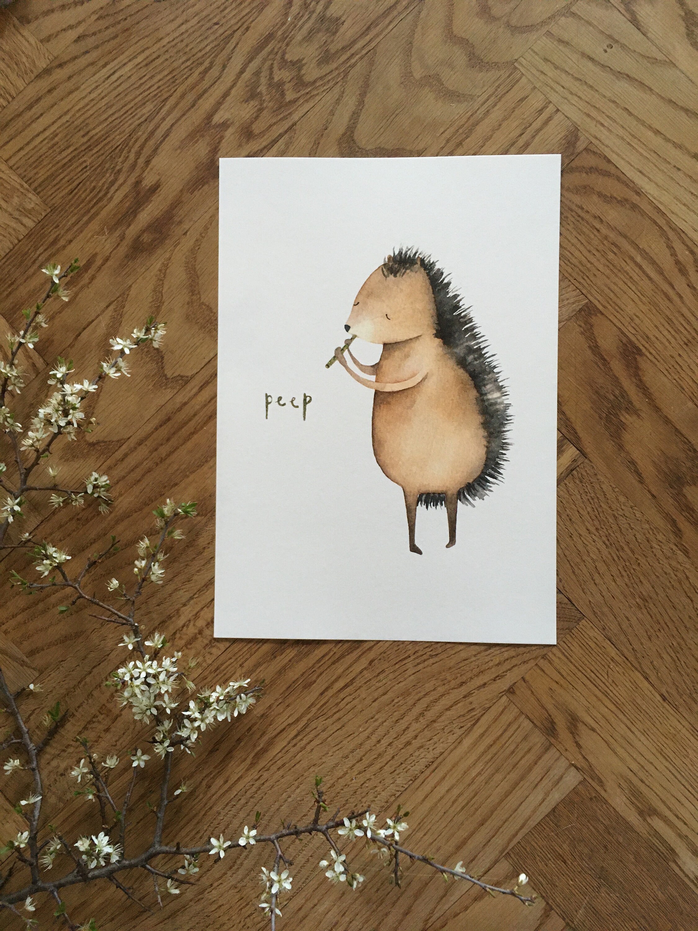 Hedgehog Playing Flute, Woodland Animal, Orchestra, Band Member ...