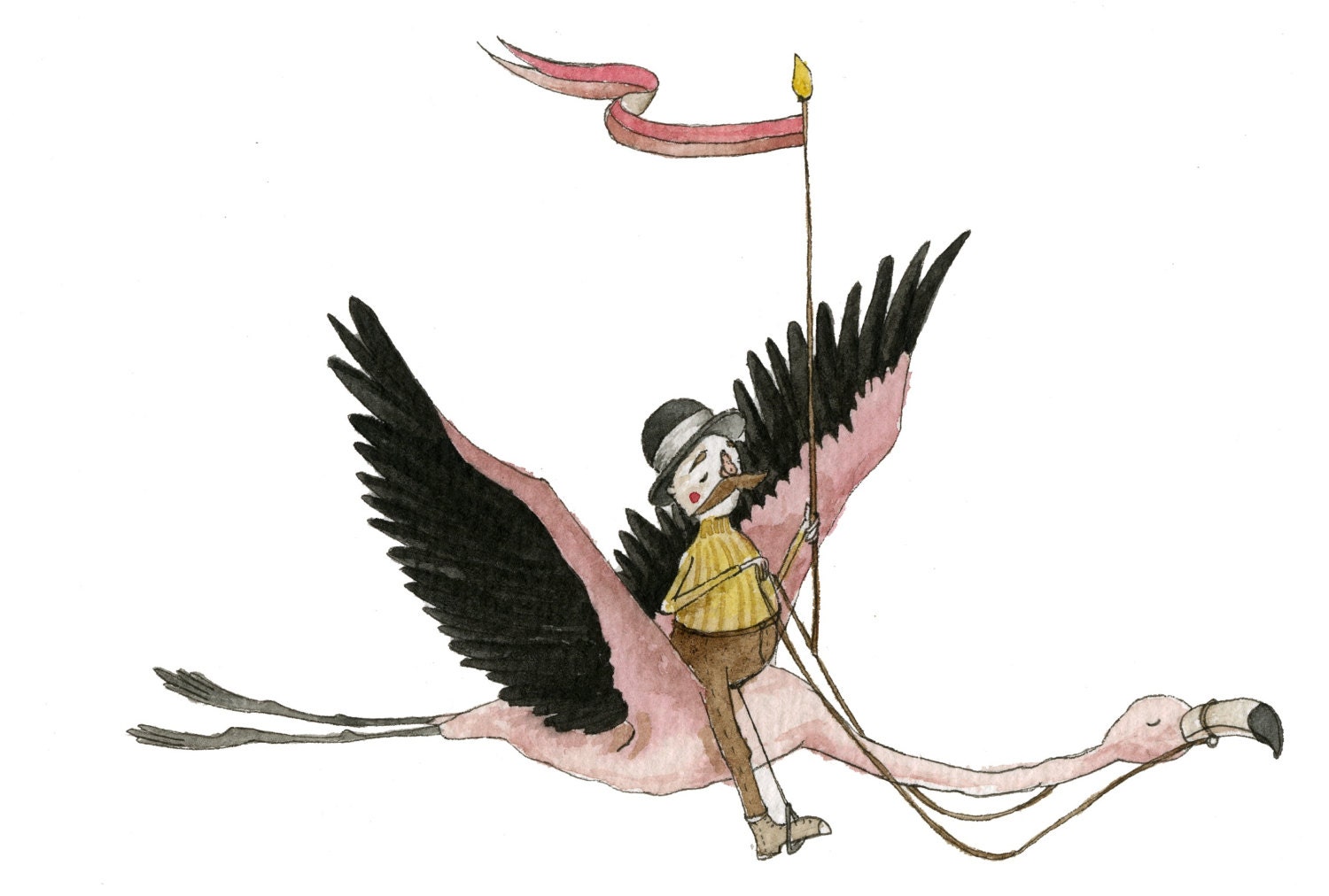 Bird Gang Riders, Drawing, Illustration, Painting, Art, Birds, Water ...