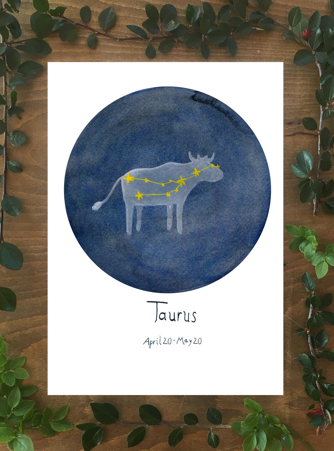 Star Signs, Horoscope, Star Sky, Personal Gift, Baby Present, Poster ...