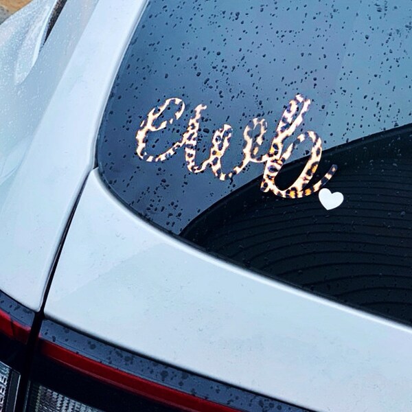 Monogrammed Car - Etsy