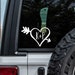Couples Decal, Wedding Decal, Heart With Arrow Decal, Car Decal, Laptop ...