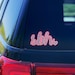 Leopard Print Monogram Monogram Car Decal Monogram for - Etsy
