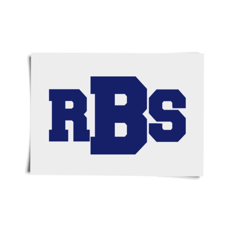 Vinyl Monogram Decal Boy Monogram Masculine Monogram - Etsy