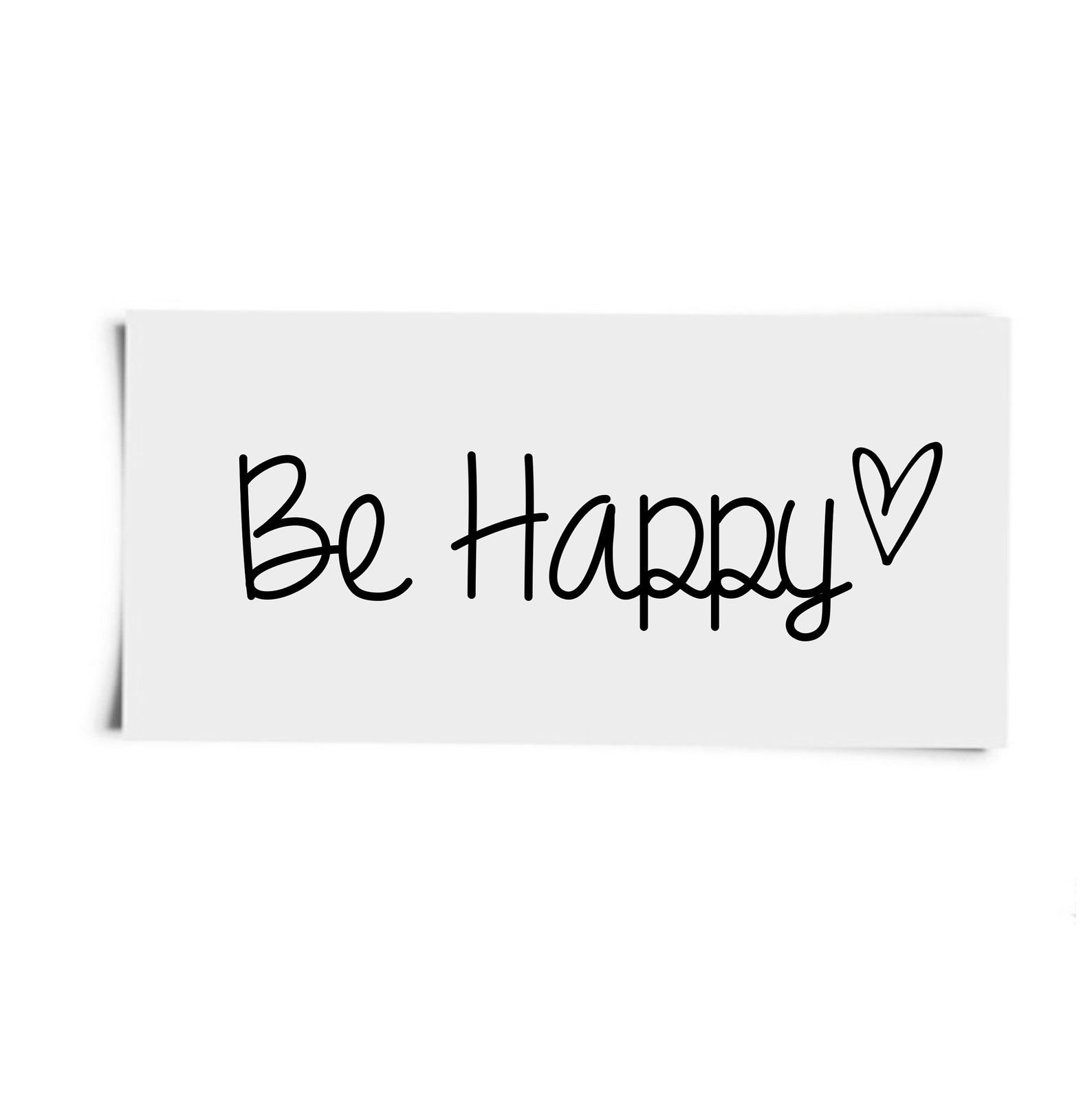 Be Happy Sticker, Be Happy Car Decal, Laptop Sticker, Vinyl Decal ...
