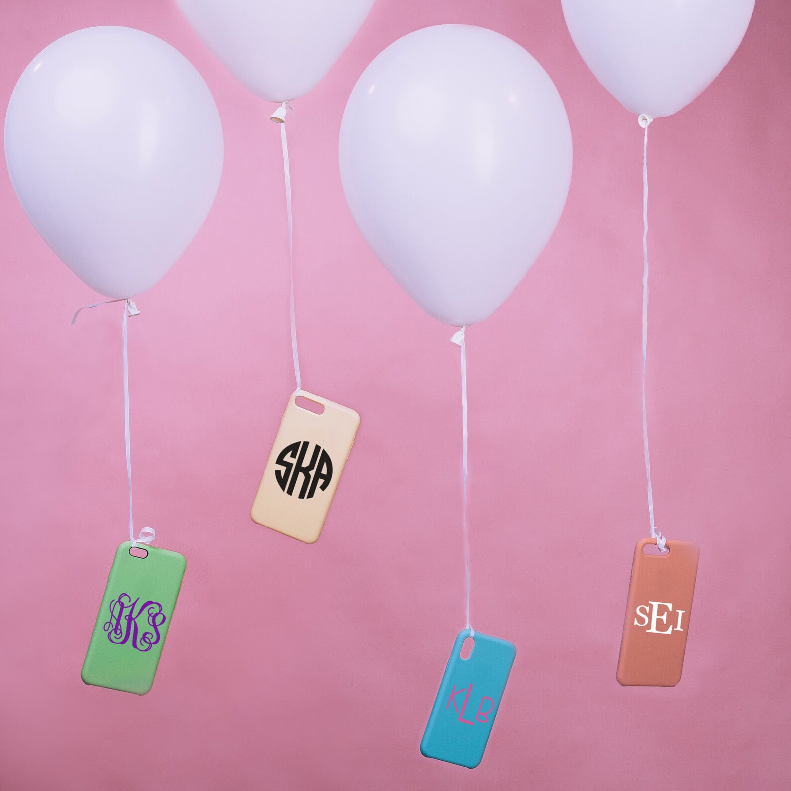 Vinyl Monogram Decal Monogram for Phone Case Iphone Monogram - Etsy