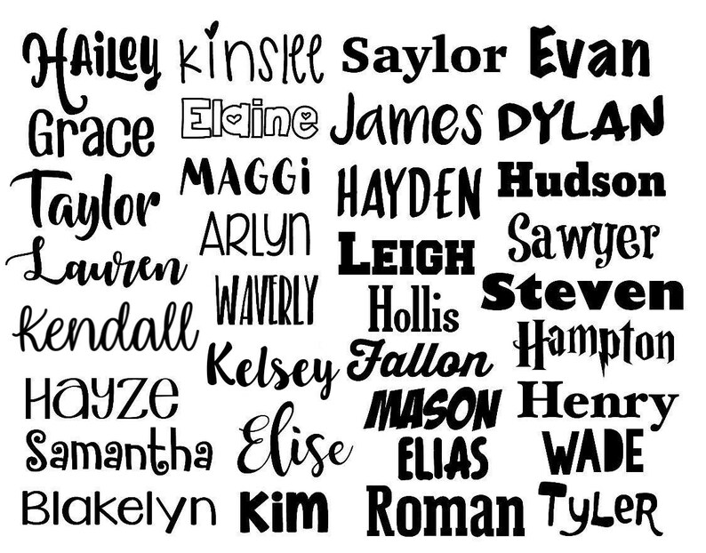 Holographic Name Decal Custom Name Decal Vinyl Decal Yeti | Etsy