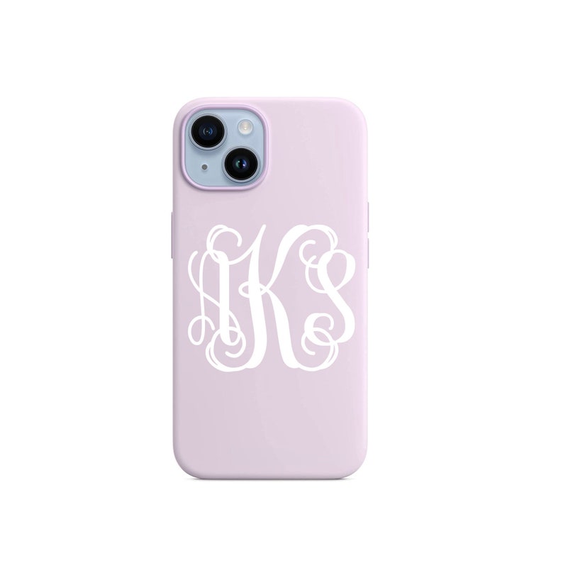 Vinyl Monogram Decal Monogram for Phone Case Iphone Monogram - Etsy