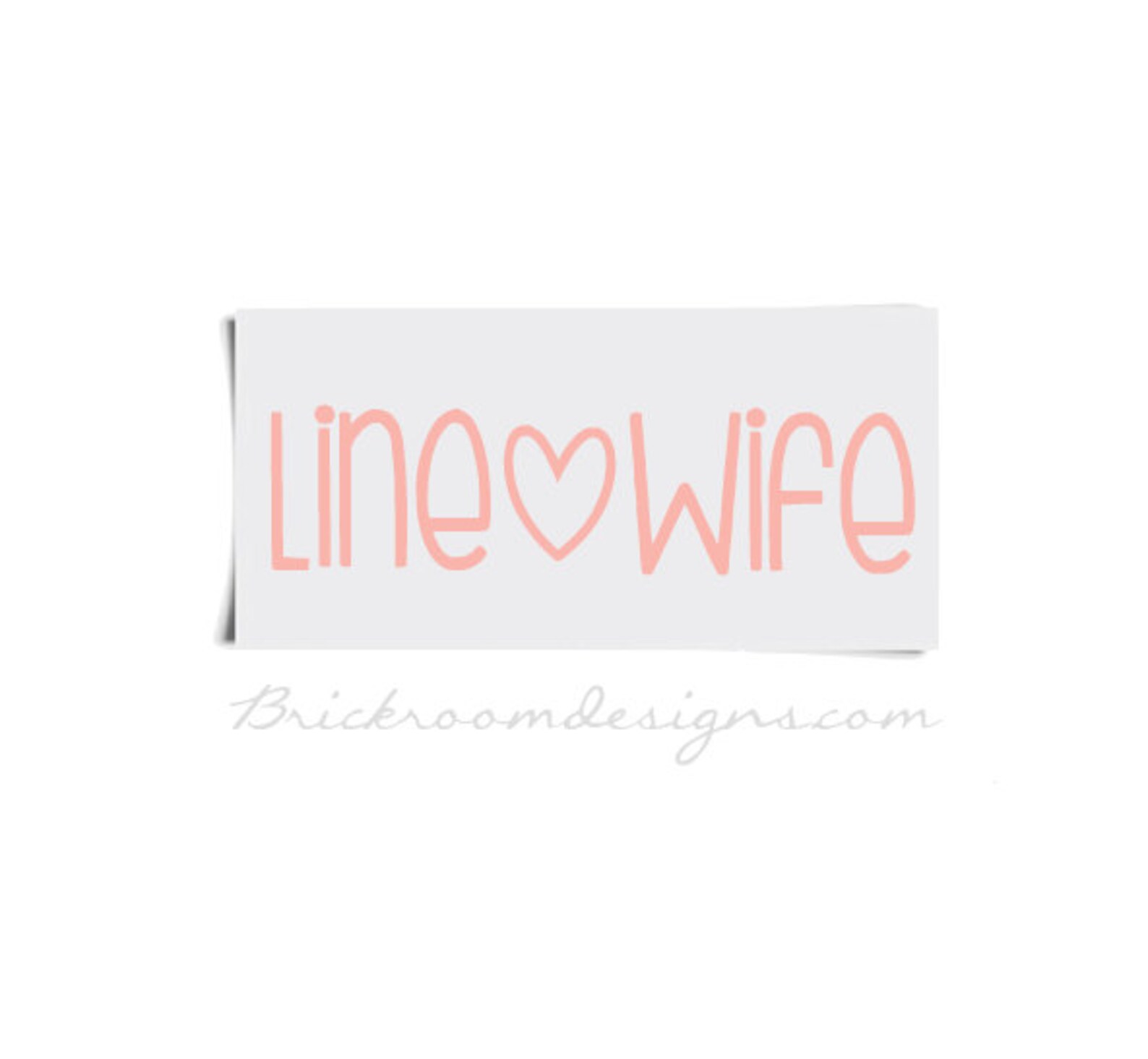 Line Wife Decal / Line Wife Car Decal / Tumbler Decal / Line - Etsy