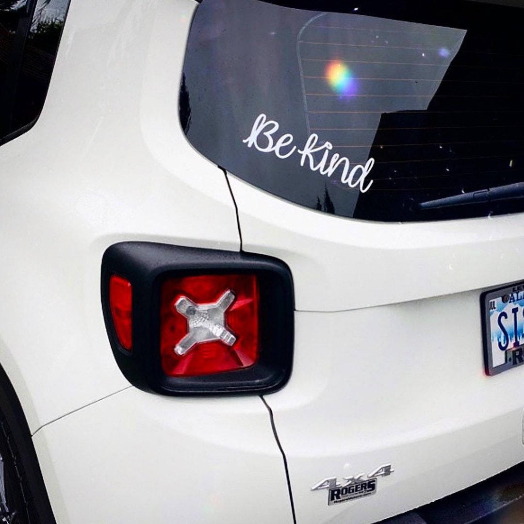 Be Kind Car Decal, Be Kind Sticker, Laptop Sticker, Vinyl Decal, Be ...