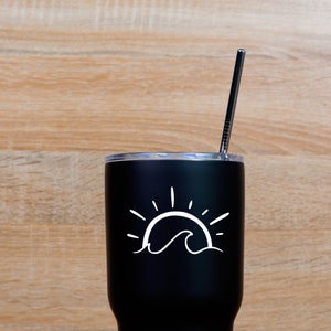 Ocean Wave Sticker, Car Decal, Sun Decal, Wave Sticker, Beach Vibes ...