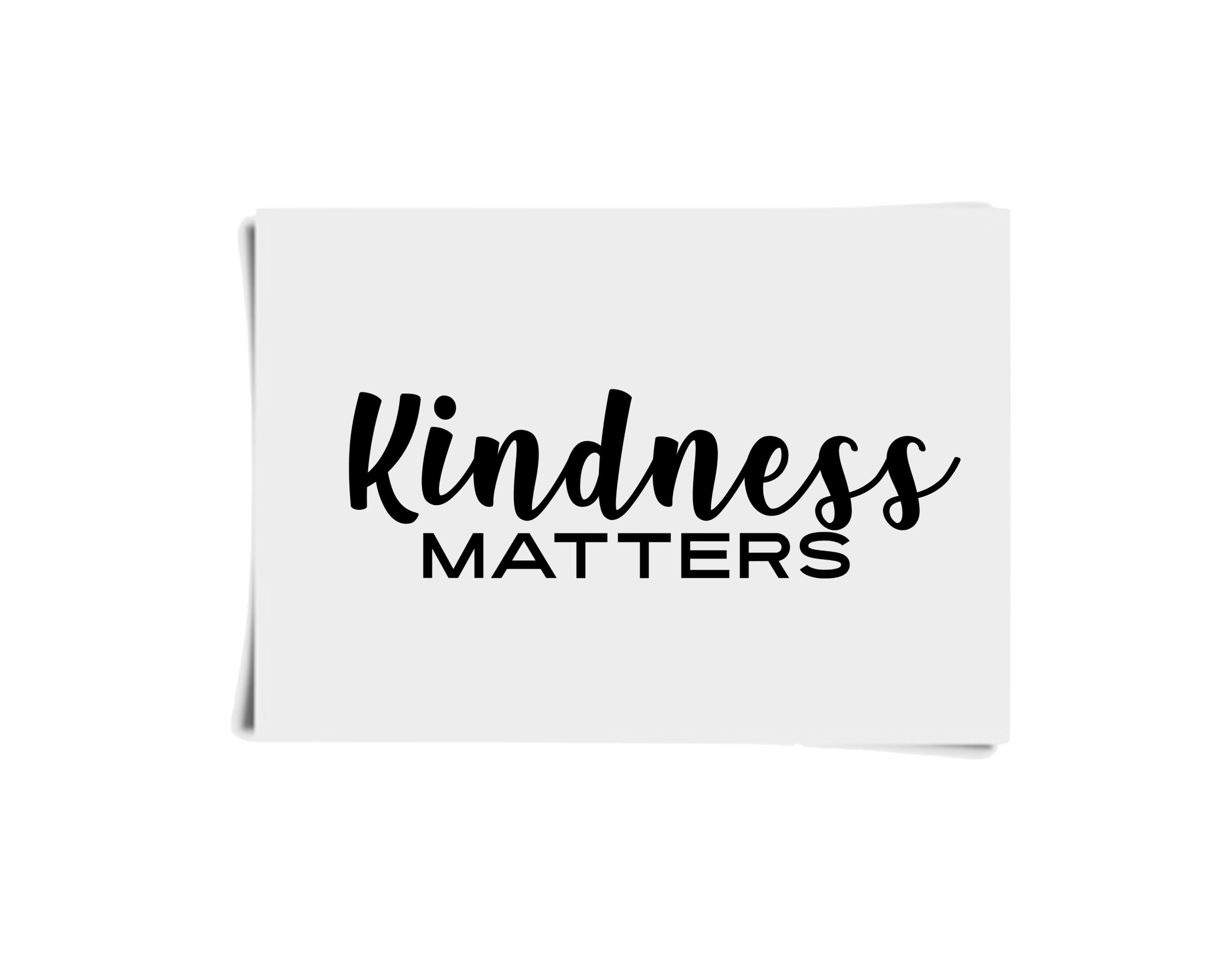 Kindness Matters Decal Kindness Decal Vinyl Decal Laptop | Etsy