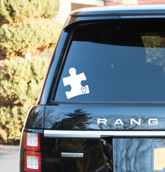 Autism Awareness Decal Autism Car Decal Puzzle Decal | Etsy