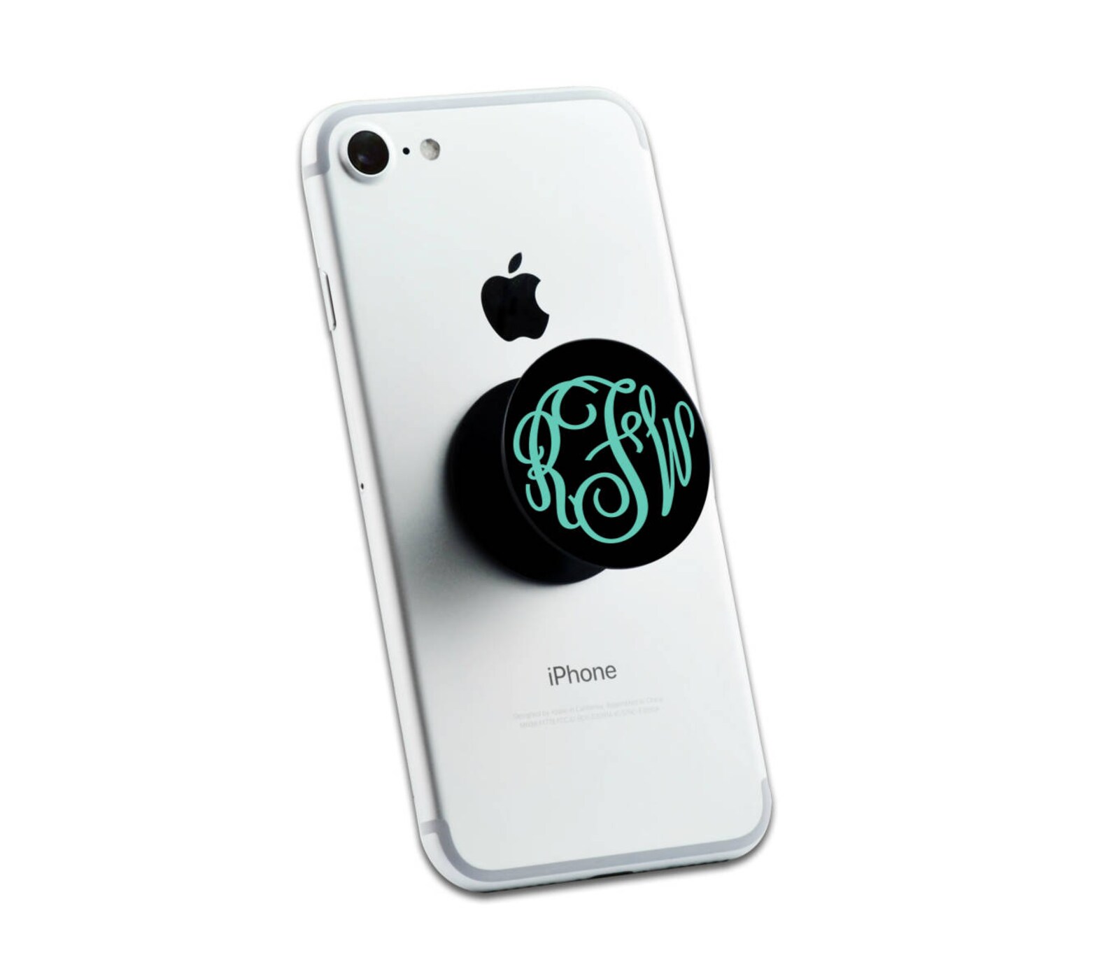 Phone Stand Monogram Monogram Decal Phone Grip Monogram | Etsy