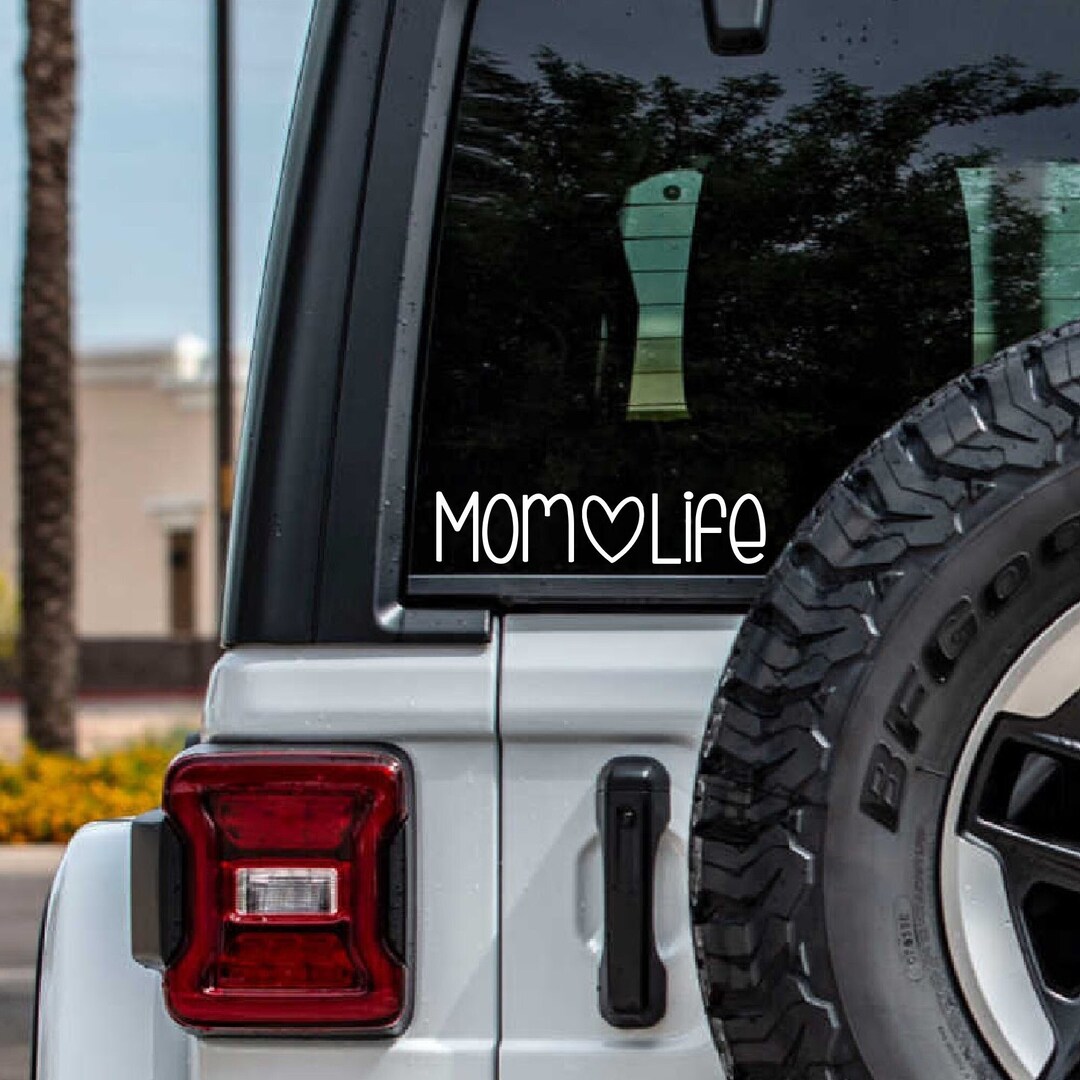 Mom Life Sticker, Mom Life Decal, Mom Life Car Decal, Vinyl Decal for ...