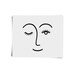 Face Decal for Flower Pot - Vinyl Decal - Flower Pot Sticker ...