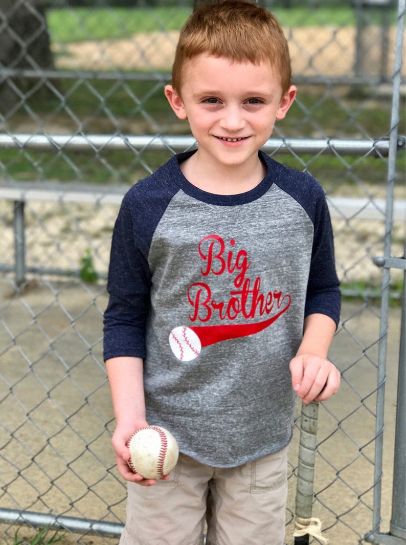 Baseball big brother shirt | Etsy