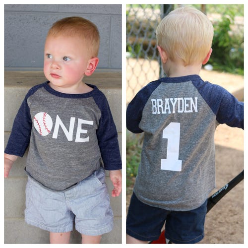 ONE Whole Year of Awesome 1st Birthday Shirt Front and - Etsy