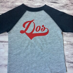 Dos Baseball Birthday Shirt - Etsy