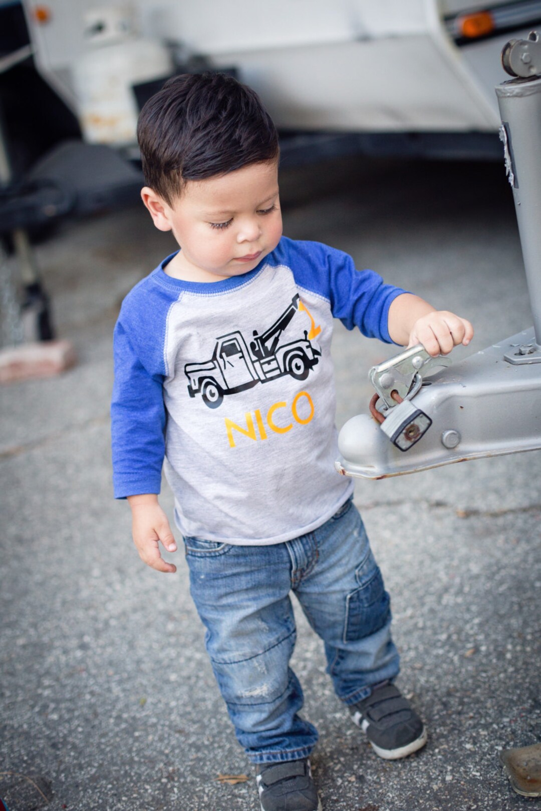 2nd Birthday Tow Truck Shirt – Boys Tow Truck Birthday Tee – I’m 2 and ...