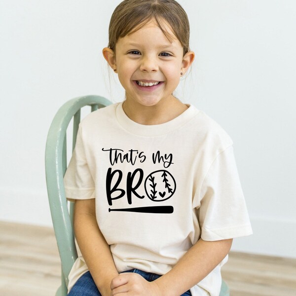 Thats My Brother Baseball Shirt - Etsy