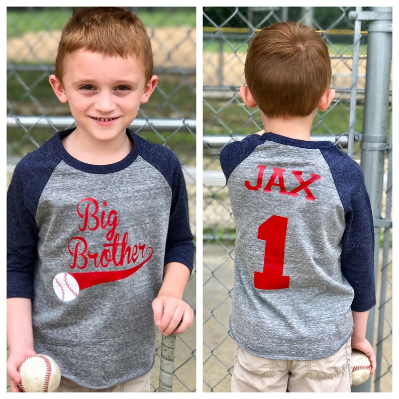 Baseball big brother shirt | Etsy