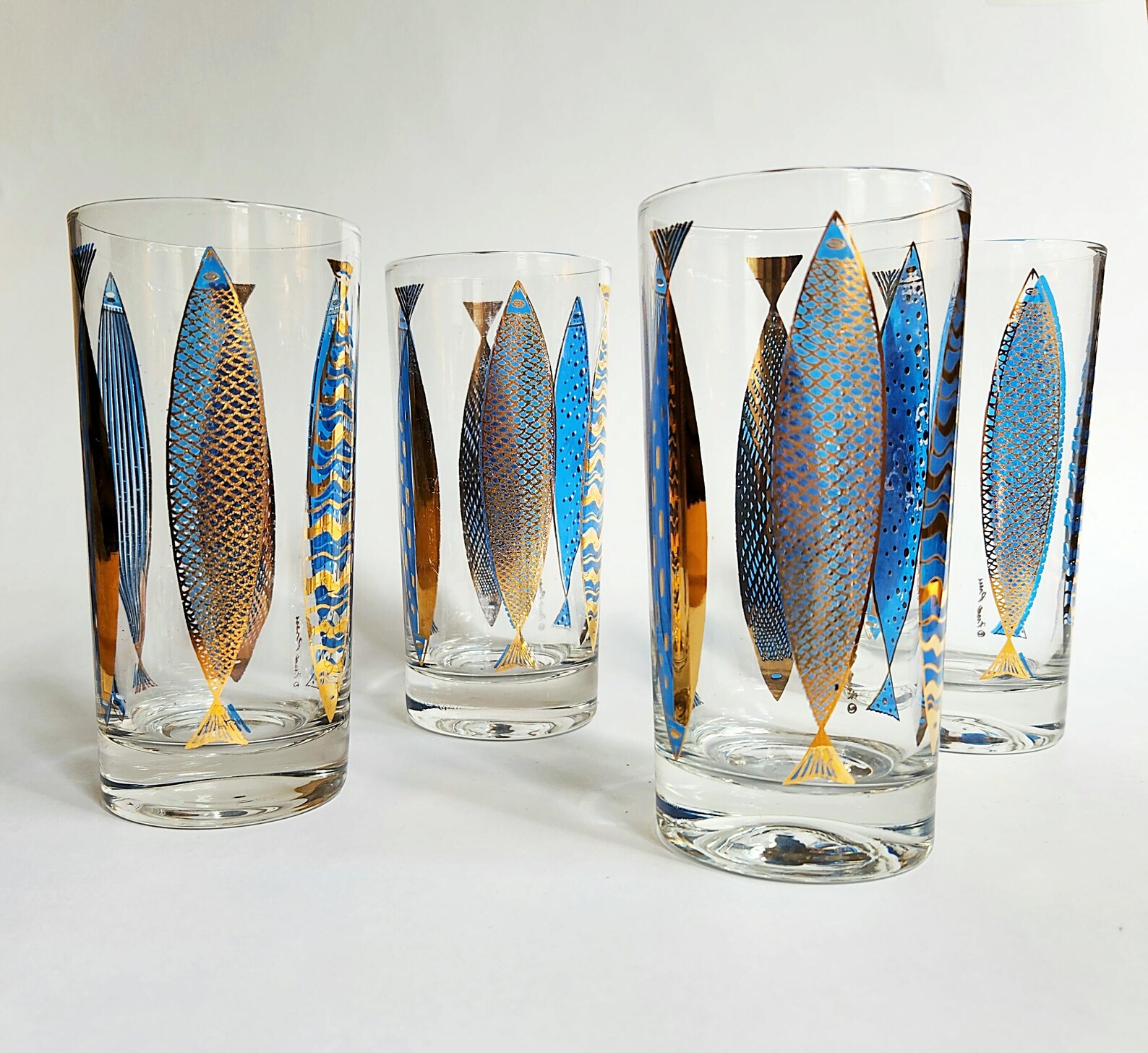 Fred Press Vintage Fish Glasses - Etsy