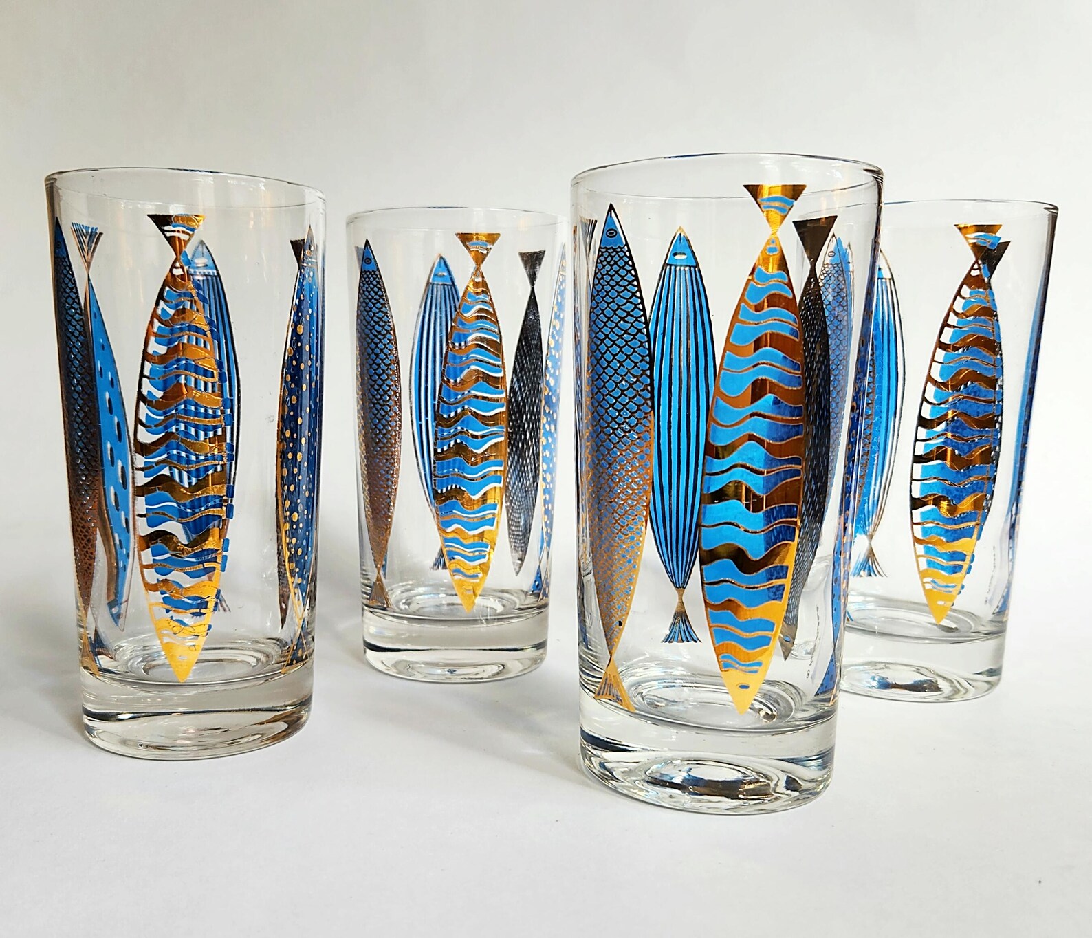 Fred Press Vintage Fish Glasses - Etsy