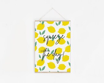Squeeze the Day Art - Etsy