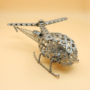 Helicopter Metal Sculpture Metal Art Metal Sculpture Art Sculpture ...