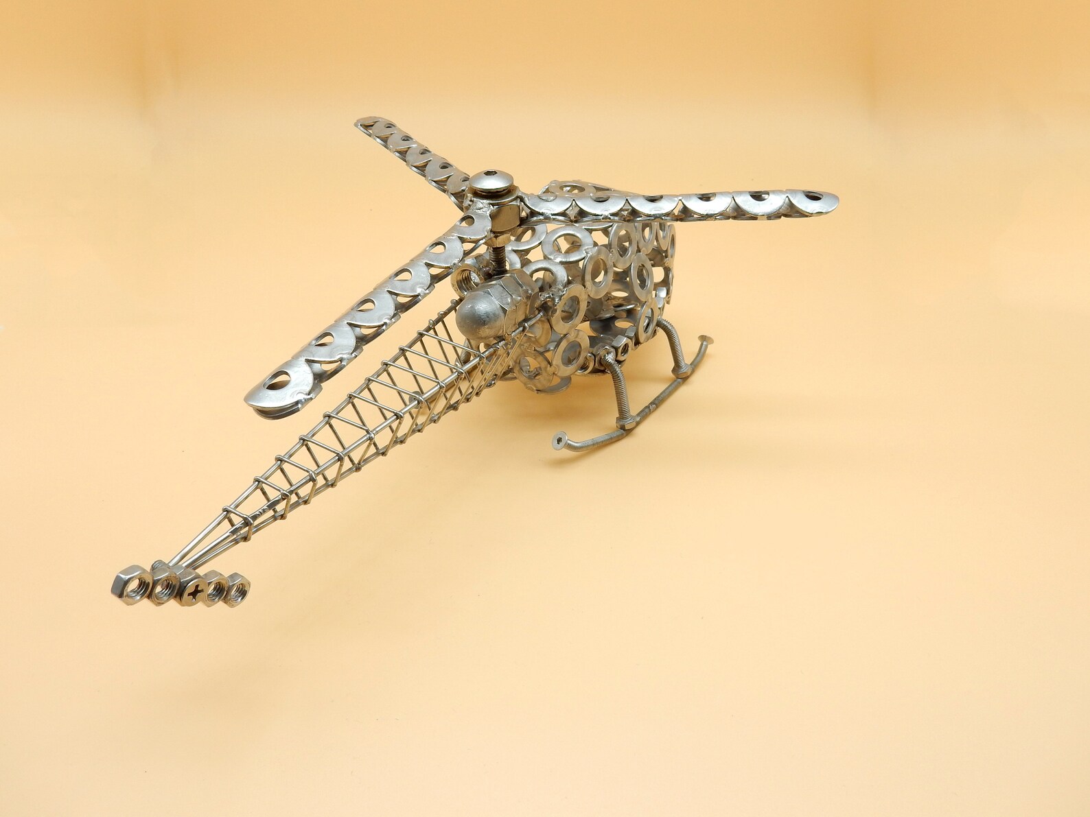Helicopter Metal Sculpture Metal Art Metal Sculpture Art - Etsy